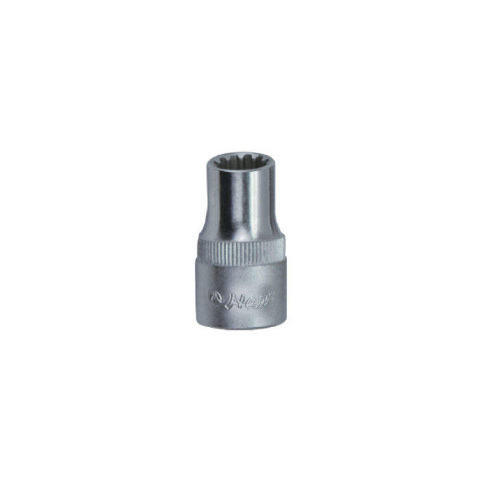 24P0M Spline Hand Socket- 1/4" Drive - HansTools® 向得行興業-台灣製造