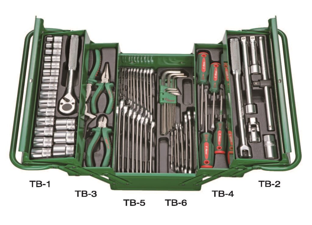 TTBK-68 Tote Tool Box in 68 PCs - HansTools® 向得行興業-台灣製造